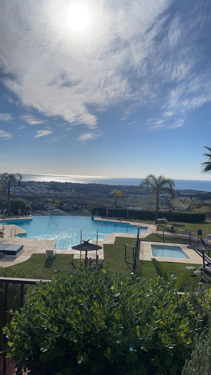 Fin Lägenhet Med Vacker Havs Och Bergs-utsikt - Costa del Sol