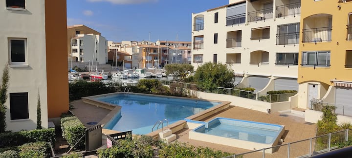 Cap D'agde 6 Couchages, Plages 3 Minutes, Piscine - Agde