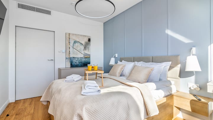 Exclusive 2-bedroom I Air Condition I 6 Min Beach - Gdańsk