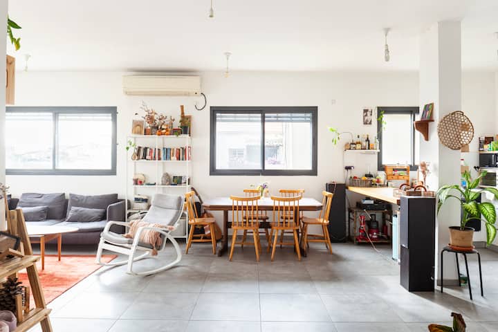 דופלקס מואר בתל אביב - Telavive