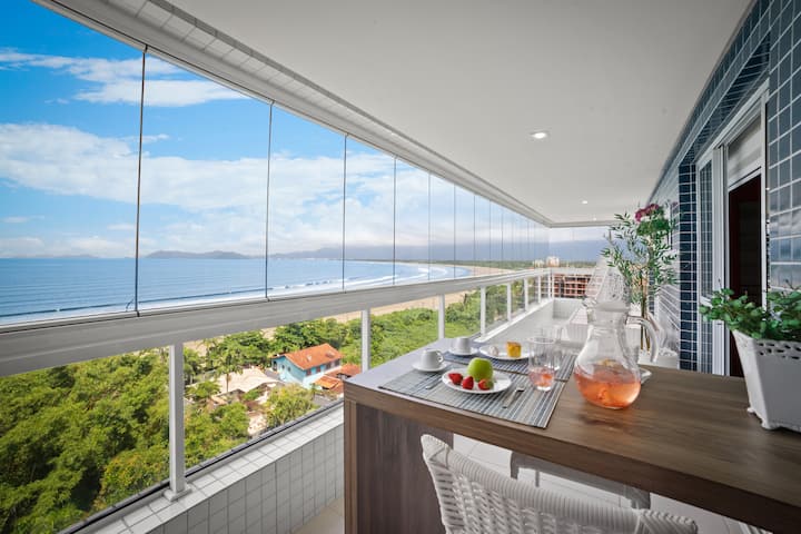 Lindoapartamento/ Frente Ao Mar/ Bertioga Indaiásp - Bertioga