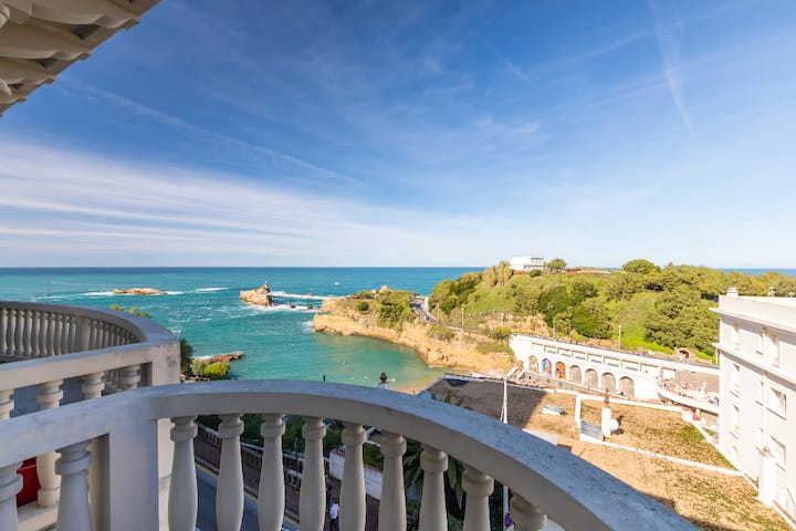 Biarritz Centre Vue Océan Appartement Luxe 6 Pers - Biarritz