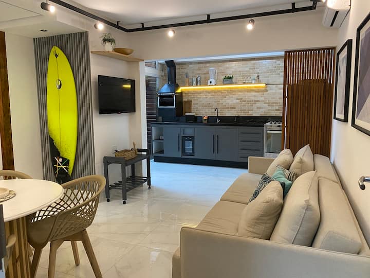 Flat 02,juquehy C/piscina, 5 Min A Pé Da Praia - São Sebastião