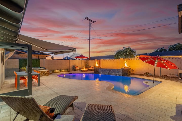 Modern & Chic W/ Detached Guest House+heated Pool - Scottsdale, AZ