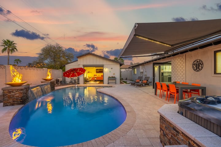 Modern & Chic W/ Detached Guest House+heated Pool - Scottsdale, AZ