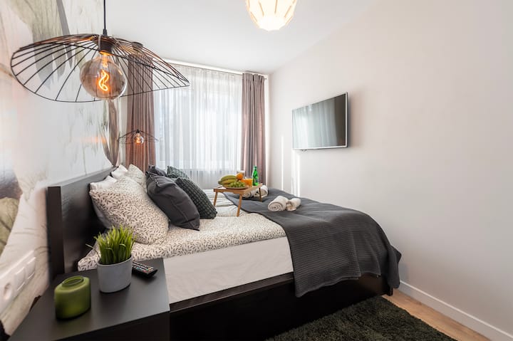 Golden Sands | Winda, Balkon, Ps5, Ekspress - Łódź