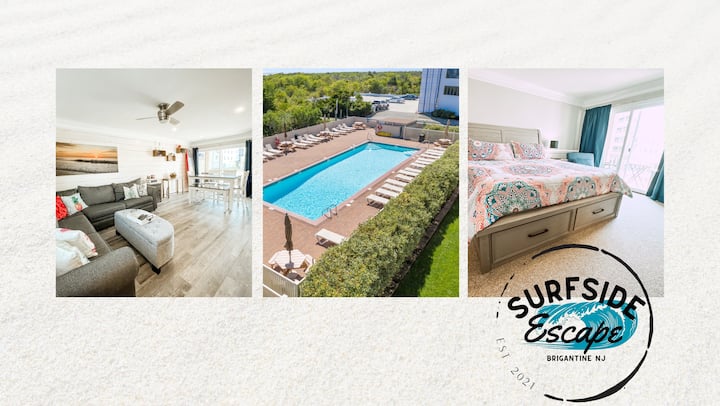 Pool | Steps To The Beach | New! - Brigantine, NJ