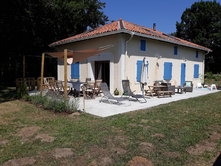 Maison Familiale Lumineuse Sur Airial - Mimizan