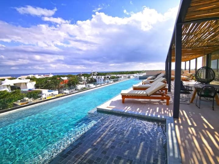Magnifica Ubicación, Rooftop Con Vista Al Mar - Playa del Carmen
