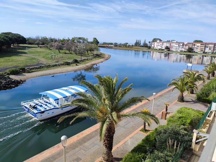 Appartement Moderne Superbe Vue Sur Le Canal / Mer - Occitanie