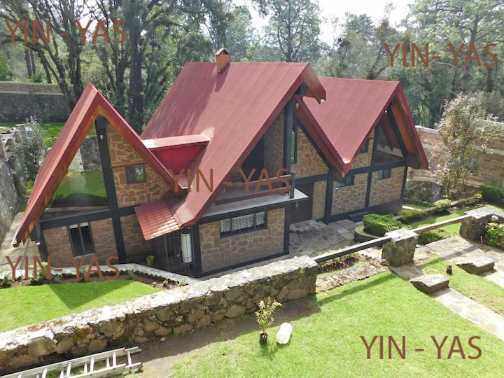 Casa Del Bosque Tipo Chalet Yin-jan - Morelos