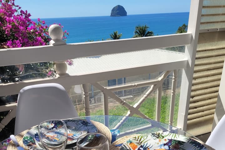 T2   Ti Madinina Vue Mer Avec  Piscine Le Diamant - Martinique