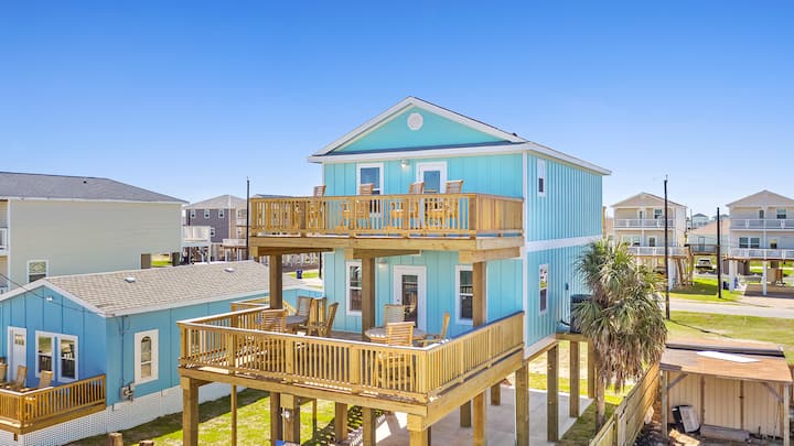 Surfside Beach House - 1-min Walk To Beach - Surfside Beach, TX
