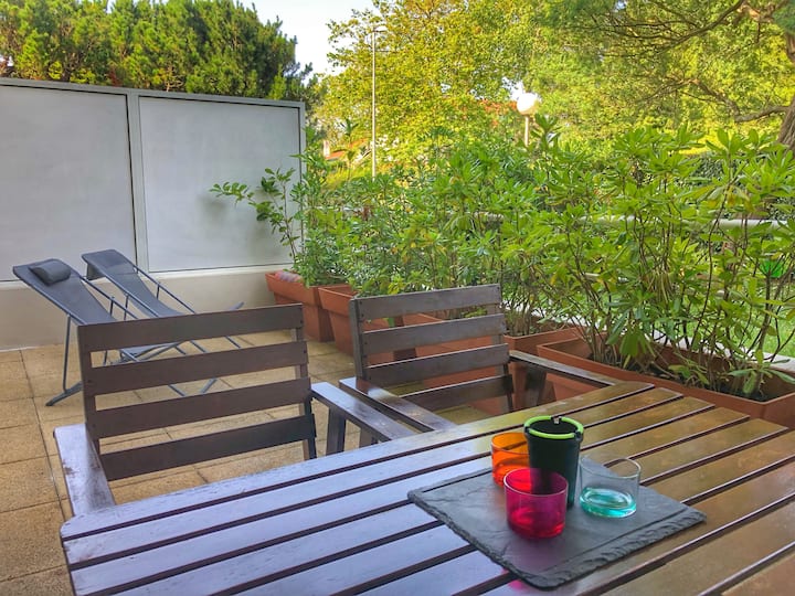 Grand Studio Face Au Golf, Chambre Fermée - Anglet