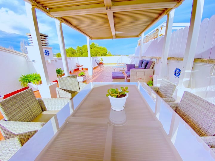 Penthouse Sea View Near Barcelona The Haven Escape - Coma-ruga