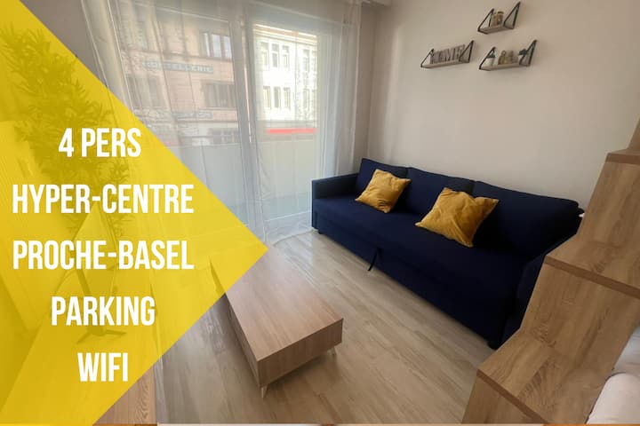 Bel Appartement 4pers. Frontière De Bale Parking - Basel