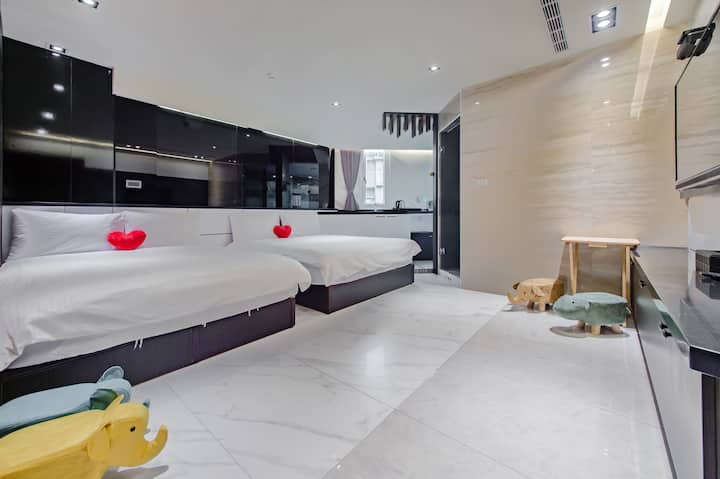 日月潭兒茶宿B&b｜近水社碼頭｜提供迎賓茶點｜高級家庭房-泡澡桶 - 魚池鄉