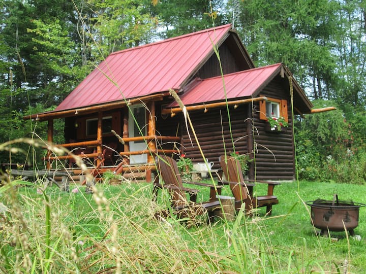 Chalet Rawdon En Bois Rond De Cèdre Citq 251591 - Rawdon