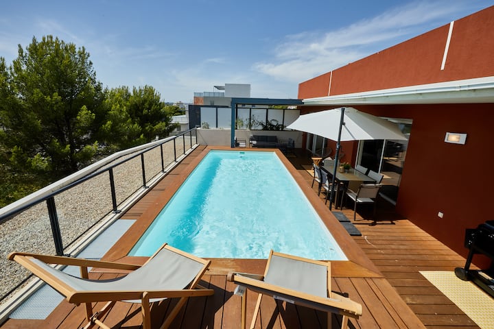Magnifique Duplex Avec Piscine - Montpellier