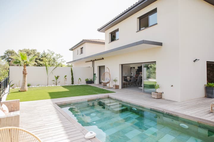 Villa Familiale Au Calme, Avec Salle De Cinéma - Montpellier