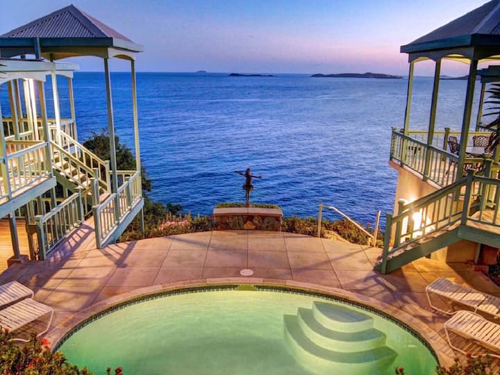 Water Cliff Villa - Cruz Bay