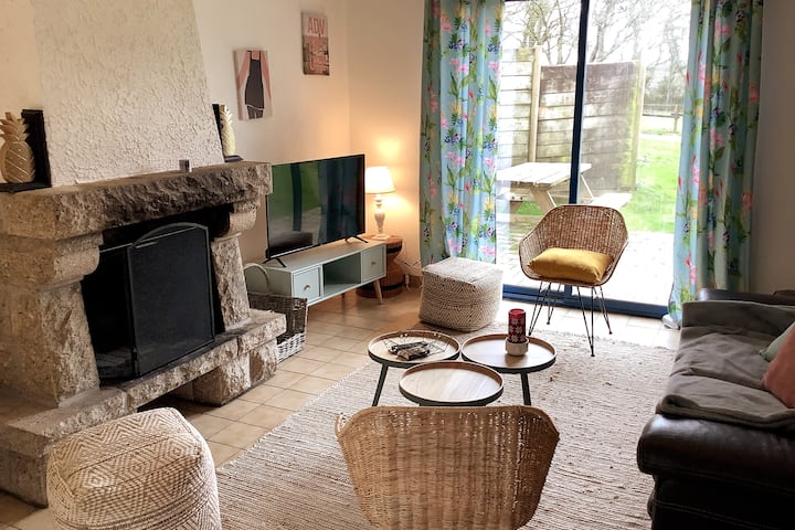 Maison Monts Darrée Au Cœur D'un Beau Parc Arboré - Finisterre