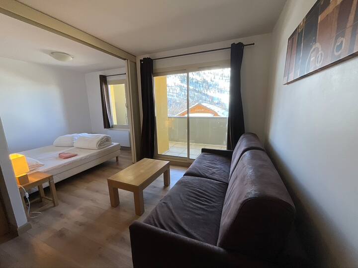 Très Joli 2 Pièces 4 Pers Tout Confort & Balcon - Isola 2000