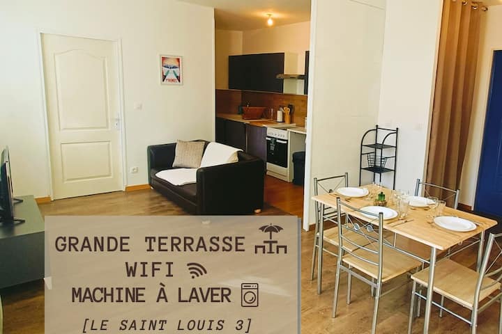 [Le Saint-louis 3] T3, Terrasse Privée, Parking - Lourdes
