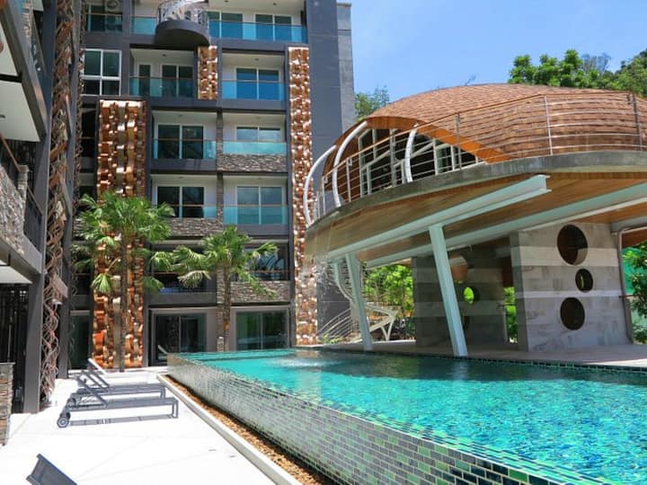 Patong Beach Pool Apartment - Pa Tong