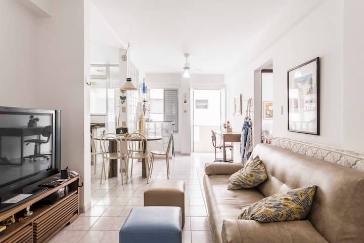 Apt Acolhedor, Wifi, Garagem, Ubatuba Praia Itaguá - Ubatuba