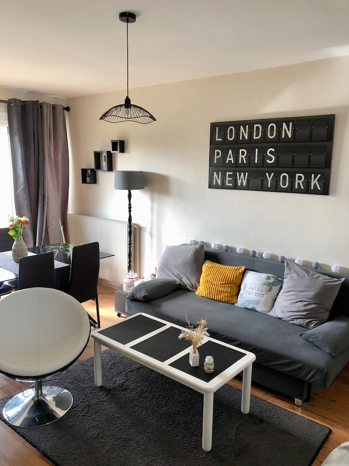 Appartement Cosy - Le Mans à 15 Min Du Circuit - Le Mans