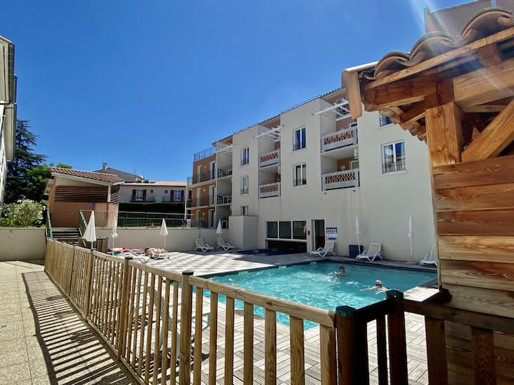 Appartement Avec Piscine Et Clim - Gréoux-les-Bains