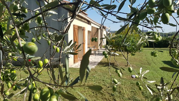 Maison à 4 Km Du Pont Du Gard Avec Grand Jardin. - Uzès