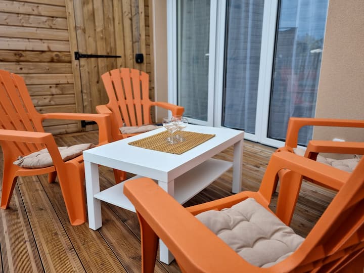 Couchée Sur Sable~duplex Cosy 15 Min Océan - Mimizan