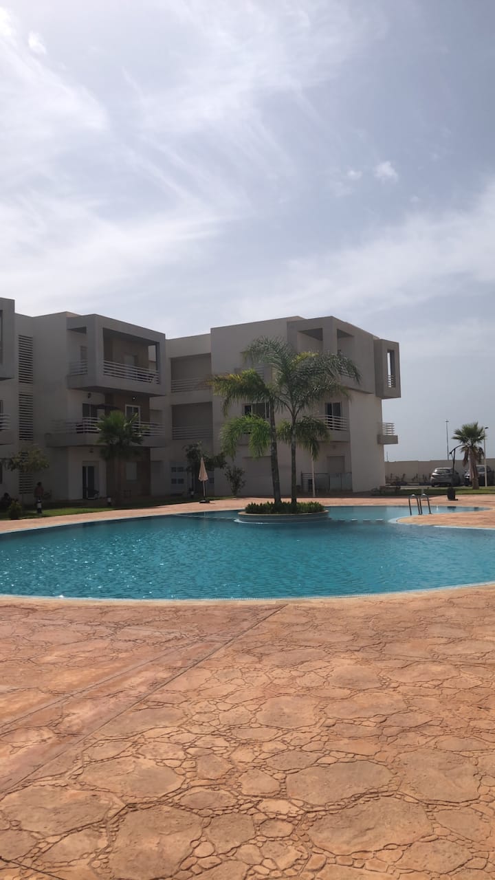 Saidia - Marina Appart Cosy Avec Piscine Familiale - Saïdia