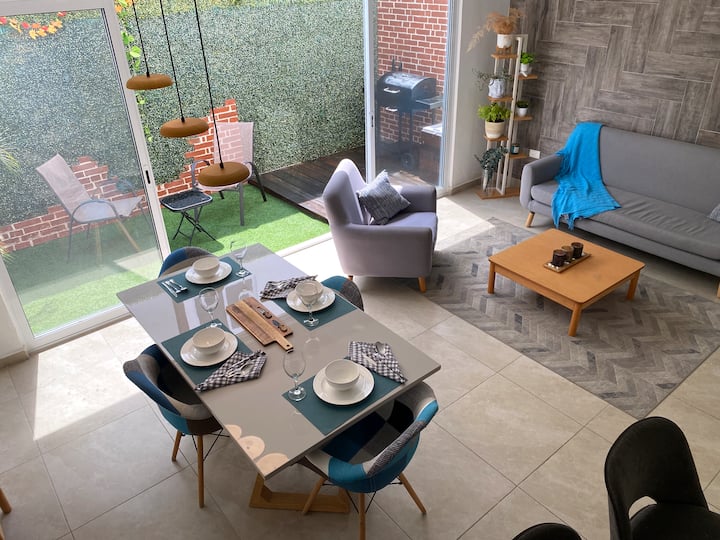 Spacious & Modern Close To Beach | Pool | Bbq - Cancún