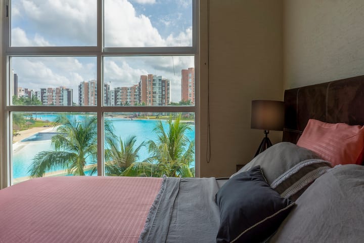 Dr02 Departamento Moderno Con Vista A La Laguna - Cancún
