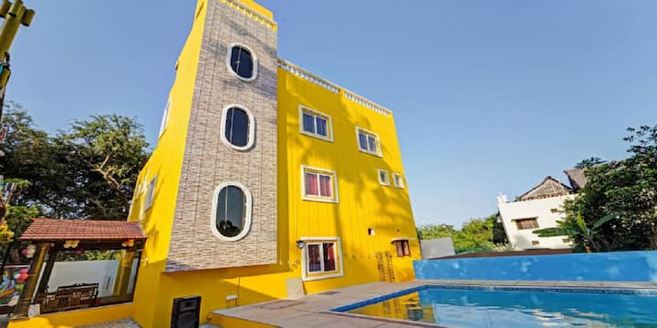 Beach Walk Villa Near Auro Beach - Puducherry