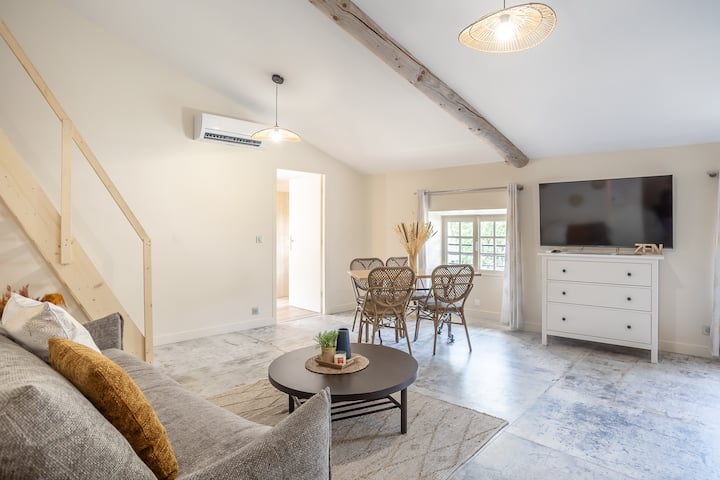 Appartement Cigale - Vue Sur La Sorgue & Terrasse - Gordes