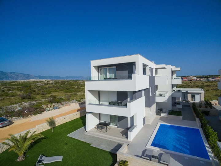 One-bedroom Apartment Pool Maris B With Terrace - Novaglia