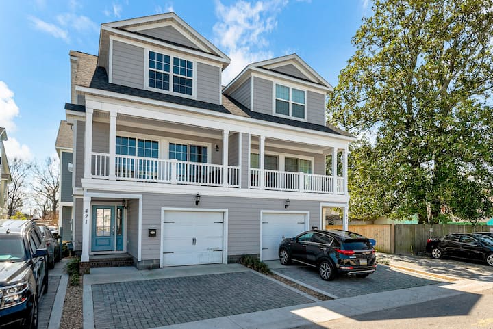 Vb Vibe District + Walk To Beach! Family Friendly! - Virginia Beach