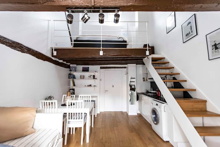Loft En Duplex En Plein Centre De Paris, Au Calme. - Paris 6e Arrondissement