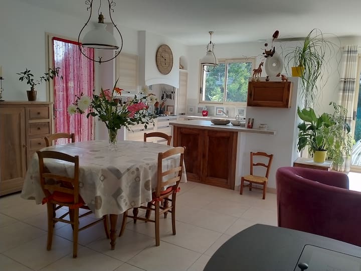 Jolie Maison Récente Avec Jardin - Marguerittes