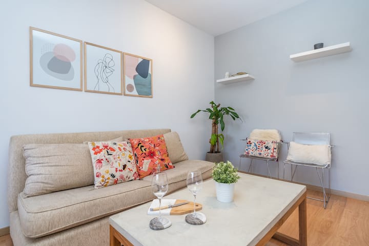 Bright 2 Rooms Apartment In Palermo With Balcony - Buenos Aires