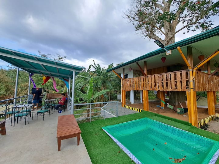Tree House With Taal View - Mataas Na Kahoy