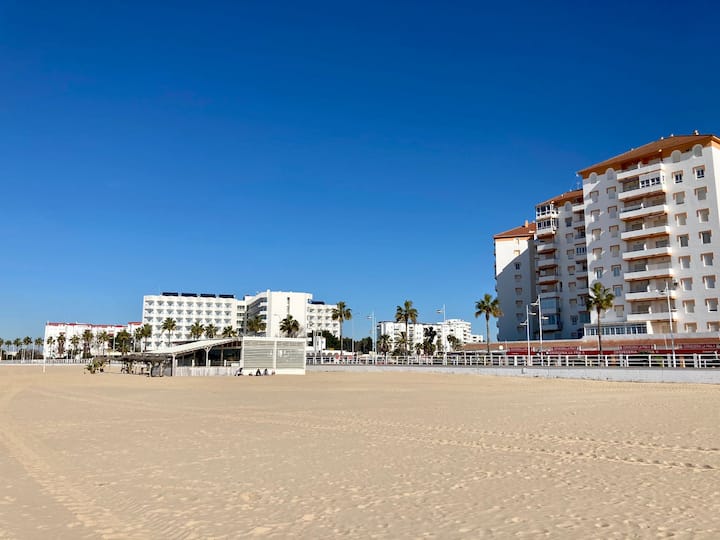 Apartamento Valdemar Playa - Wifi Y Aparcamiento - Puerto Real