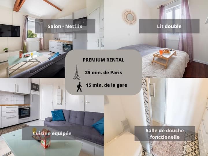 Chichome-26m2- 25 Min Paris - Argenteuil