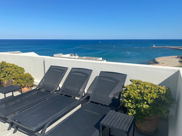 Penthouse Duplex 3br Beachfront Panoramic View - Le Barcarès