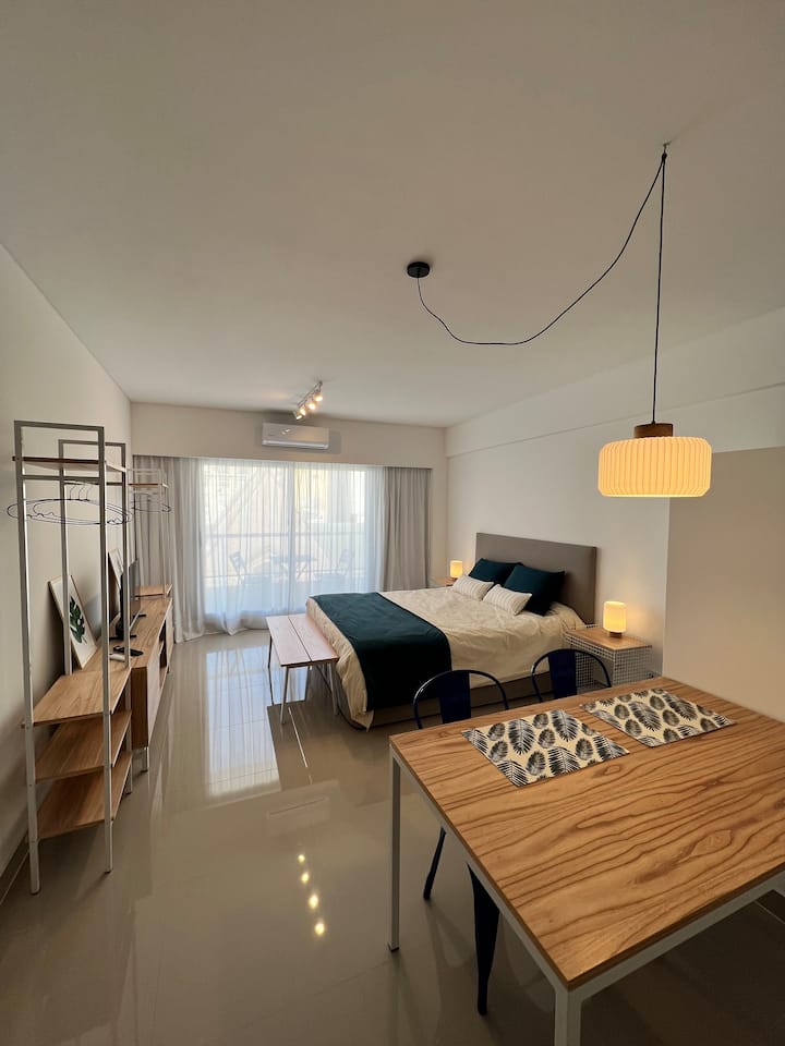 Apt De Lujo Con Balcón, Cama Xl, Piscina Y Co-work - Buenos Aires