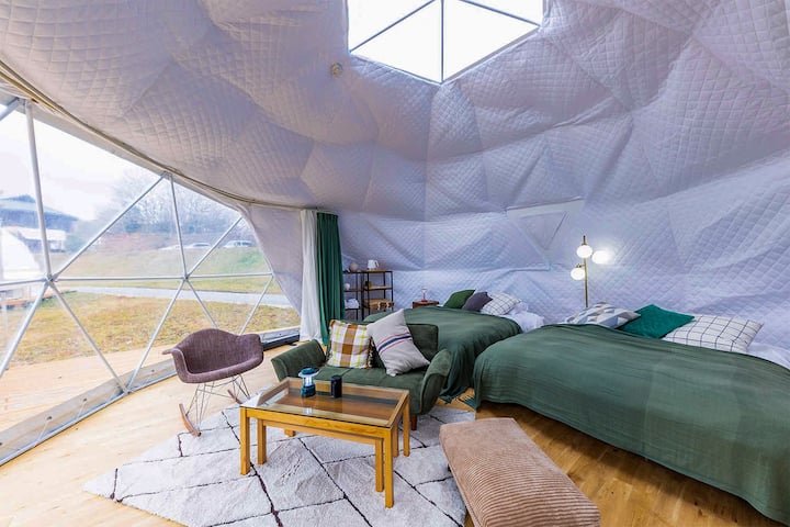Glamping/green Dome Tent/natural Hot Spring /4ppl - 浜田市